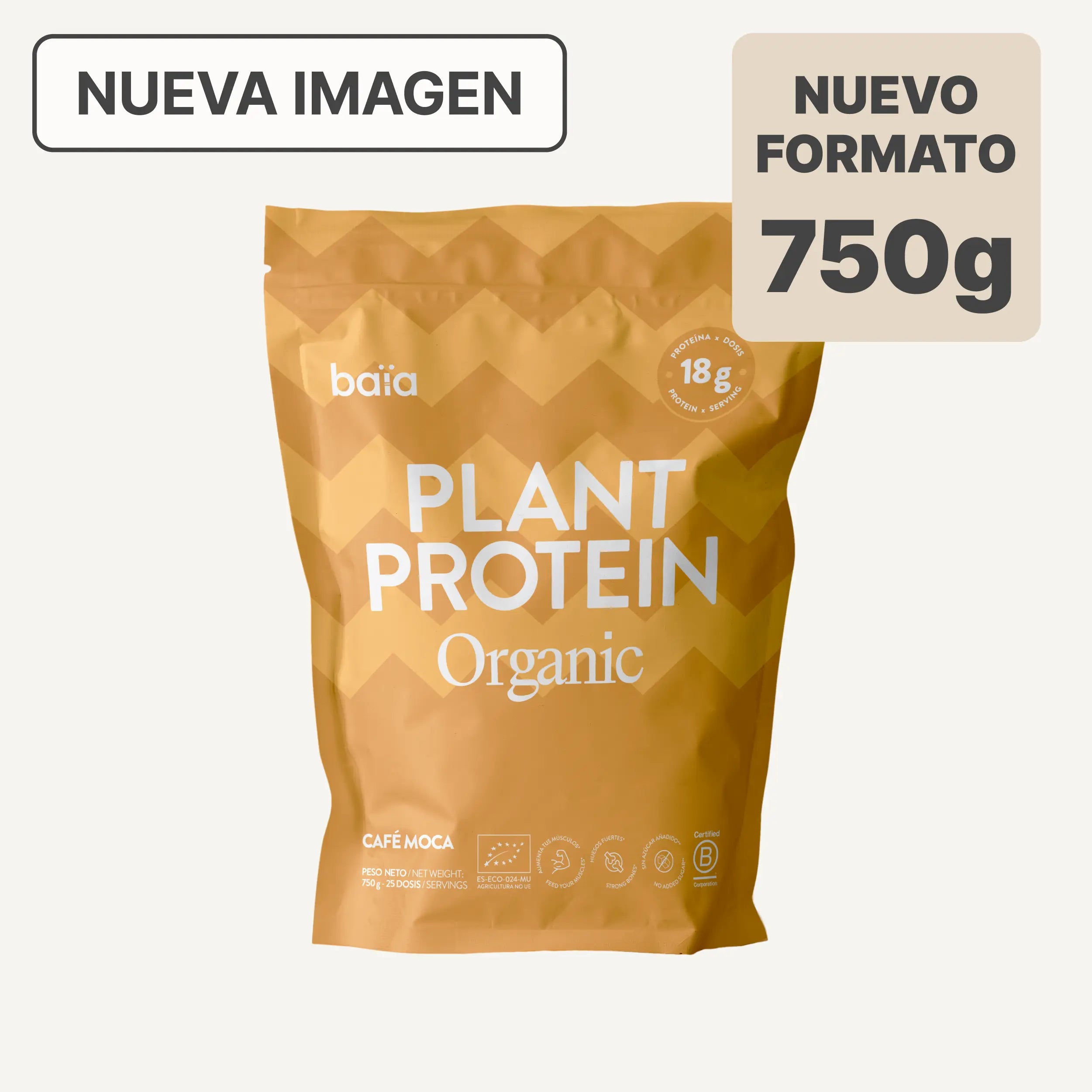 PLANT PROTEIN CAFÉ MOCA | La mejor proteína vegana | Baia – Baïa Food