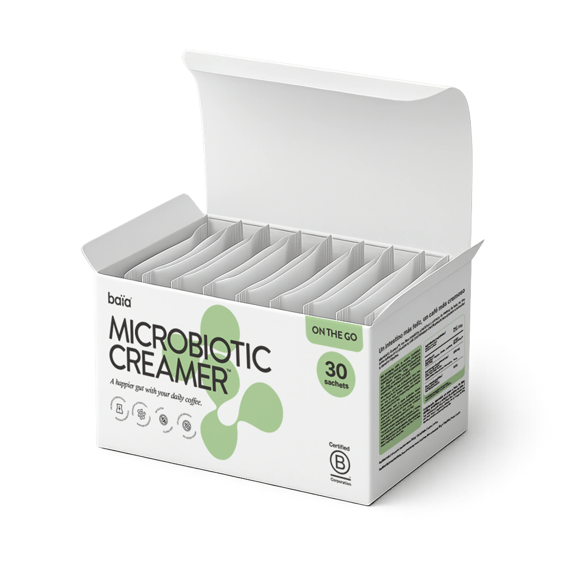 Microbiotic Creamer® On The Go | Salud Intestinal – Baïa Food